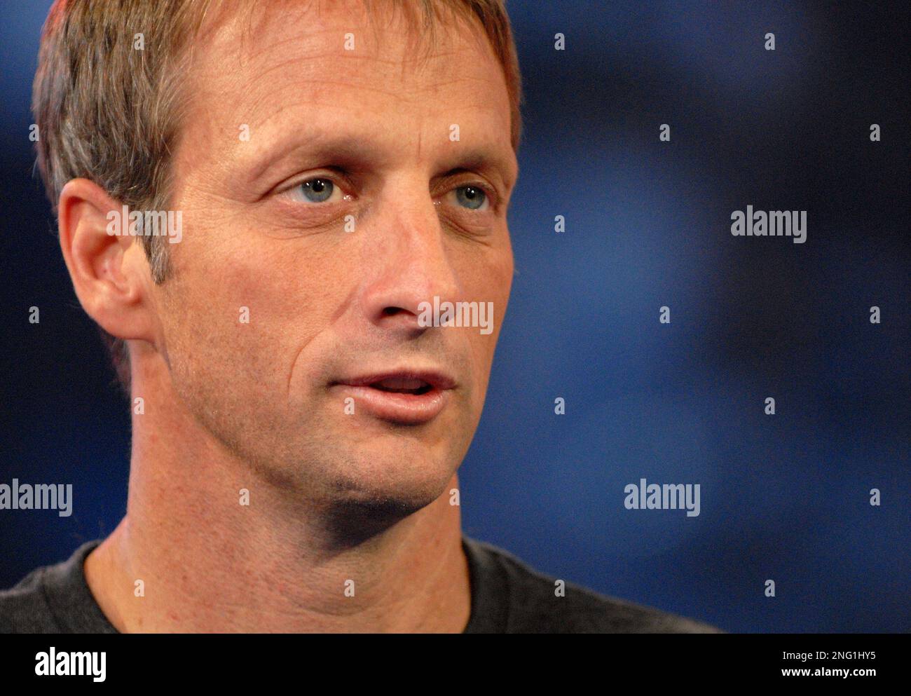 Skater Tony Hawk makes an appearance on MTV's Total Request Live in ...
