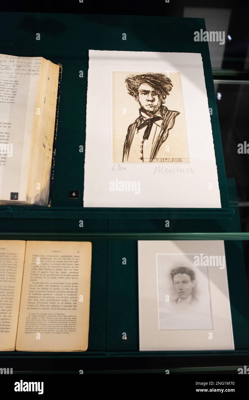 February 03, 2023 - Charleville-Meziérès, France: Arthur Rimbaud Museum ...