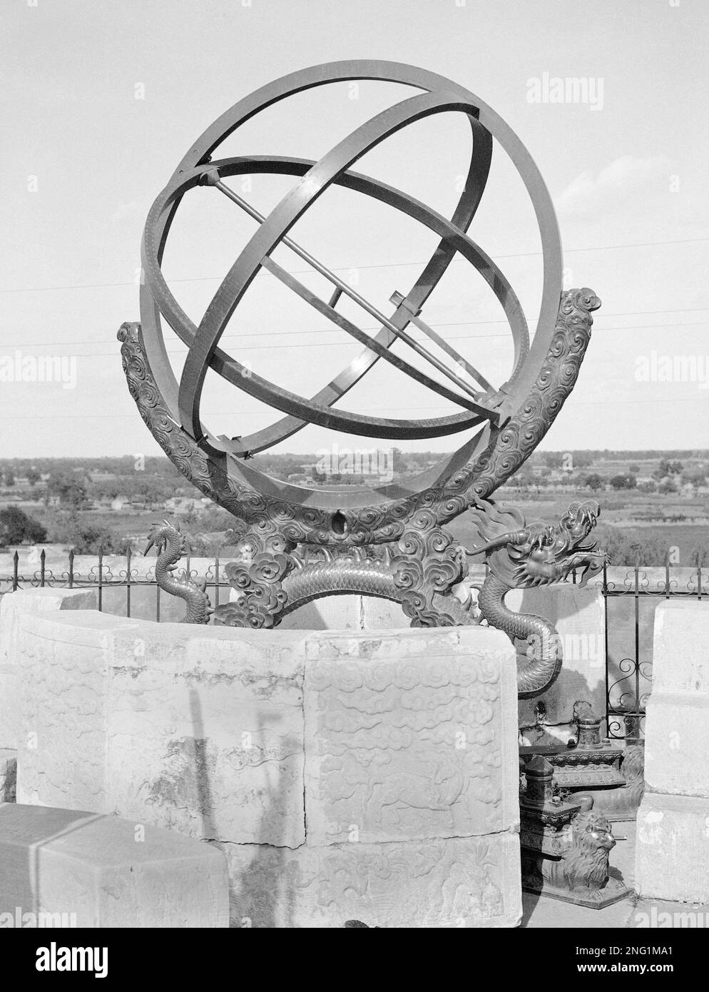 Examples of the finely-wrought bronze astronomical and meteorological ...
