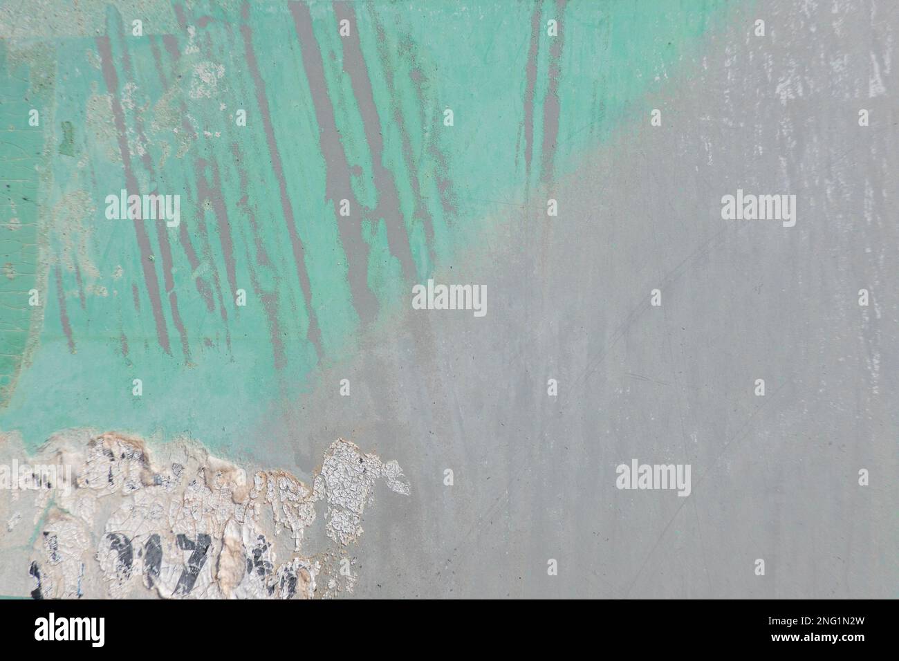 Old grunge torn collage urban street posters creased crumpled paper ...