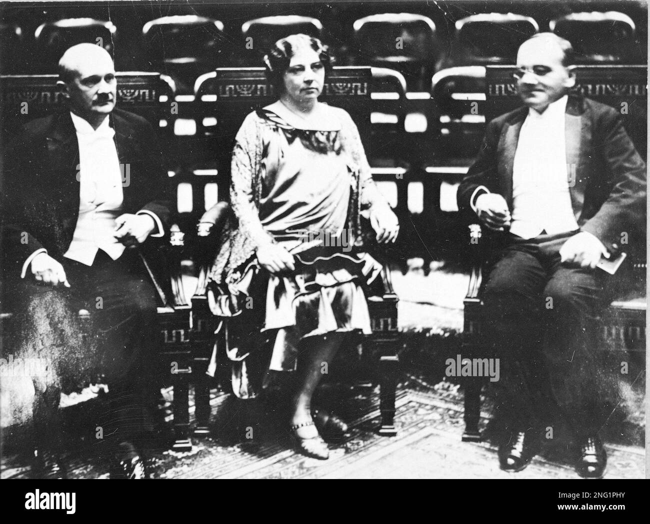 Nobel prize winners, from left to right: Prof. Adolf O.R. Windaus of ...