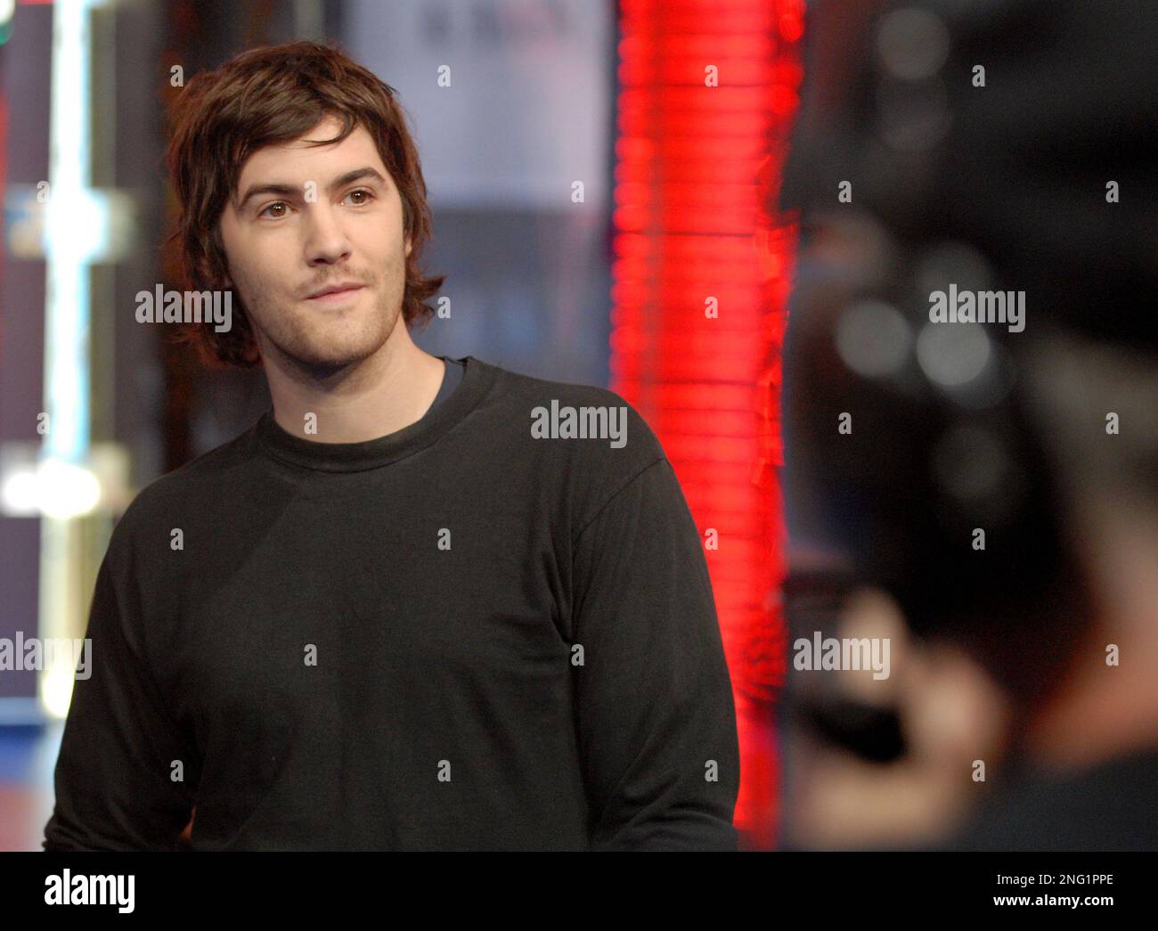 Actor Jim Sturgess makes an appearance on MTV's Total Request Live at ...