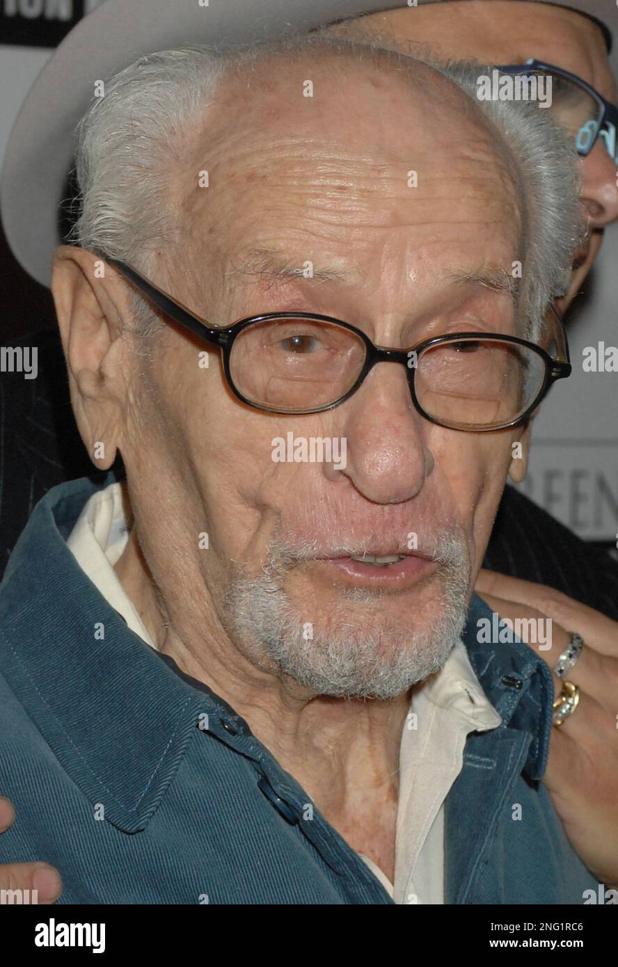 Eli Wallach arrives for the premiere of "Canvas", Tuesday, Oct. 9, 2007 ...