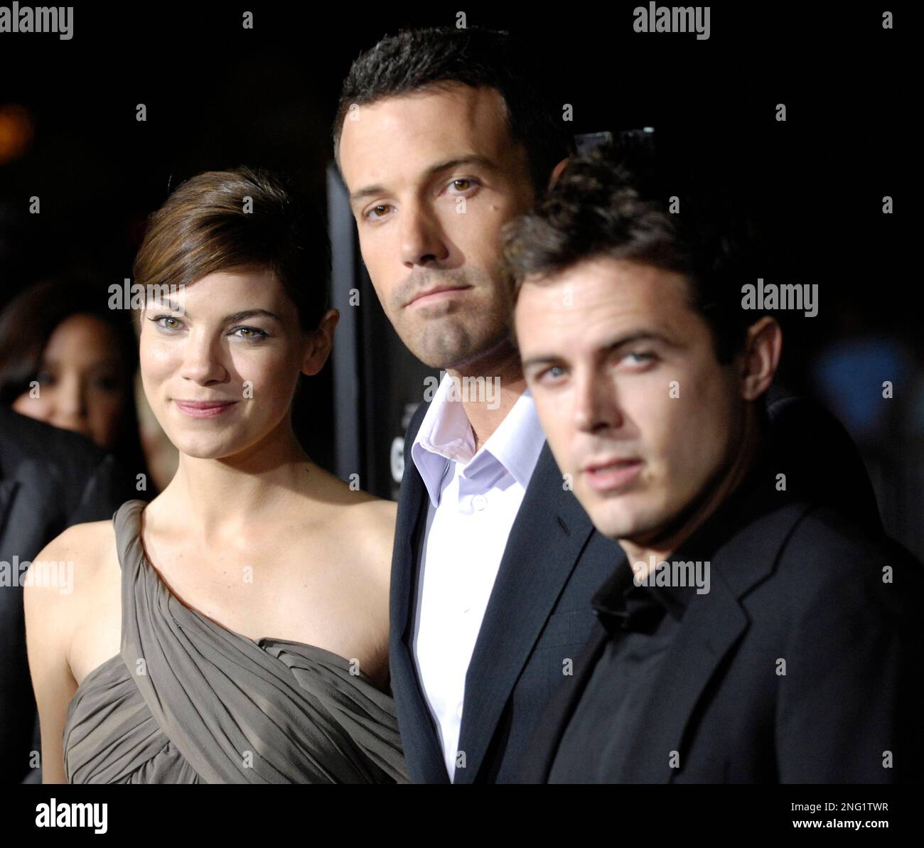 "Gone Baby Gone" director Ben Affleck, center, poses with cast members ...