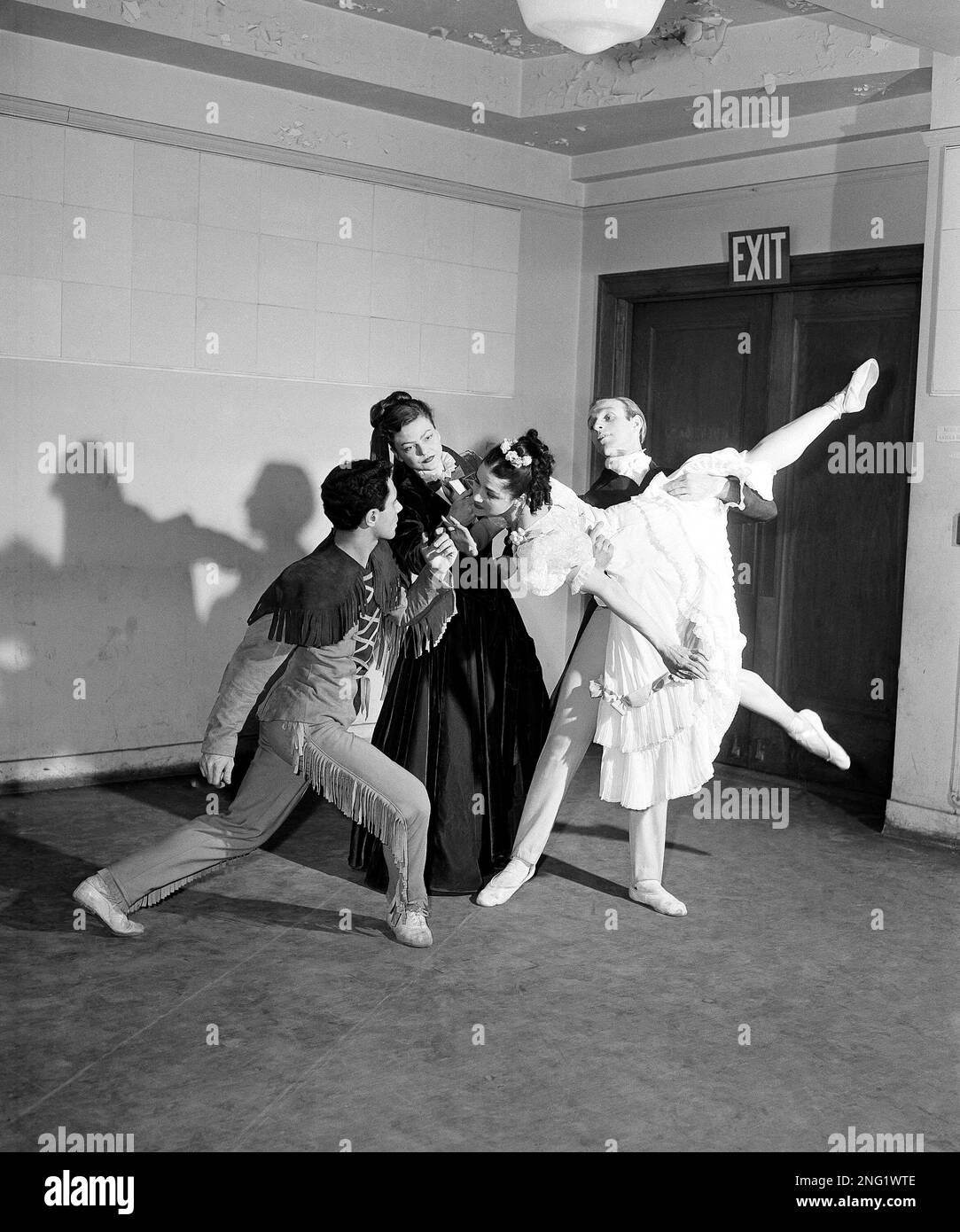 The Ballet Russe de Monte Carlo is rehearsing for the world premiere of ...