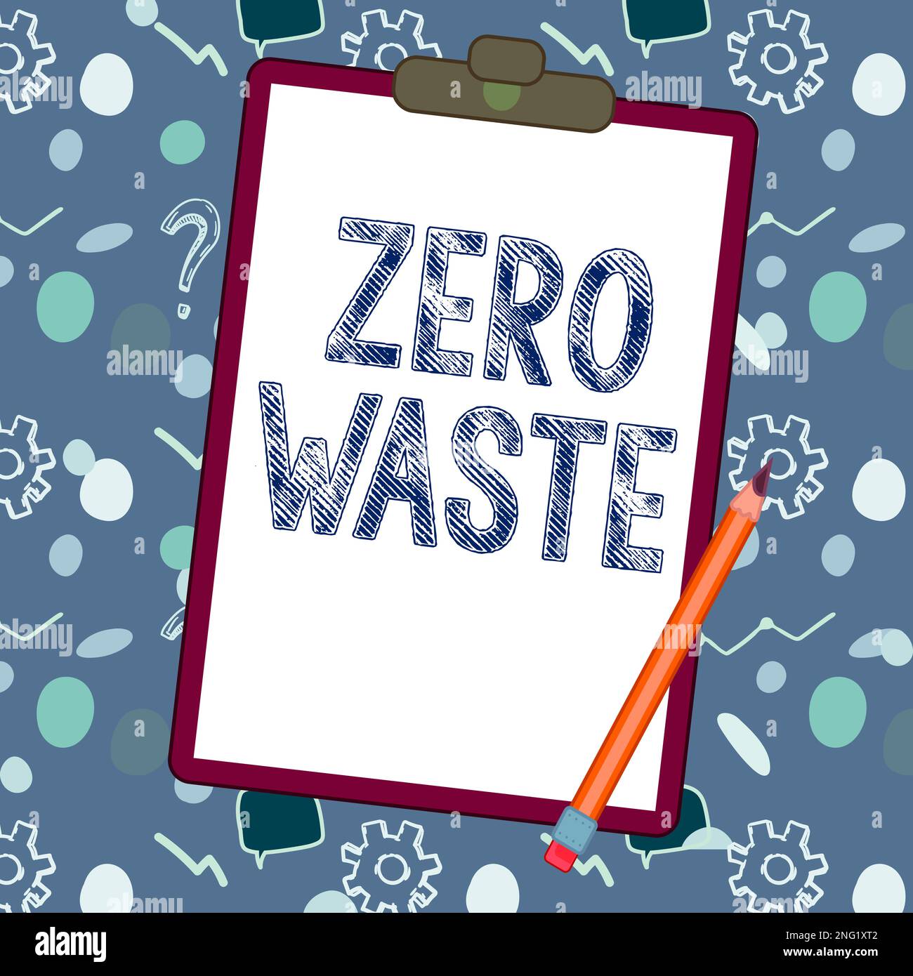 Conceptual caption Zero Waste. Word for industrial responsibility includes composting, recycling ...