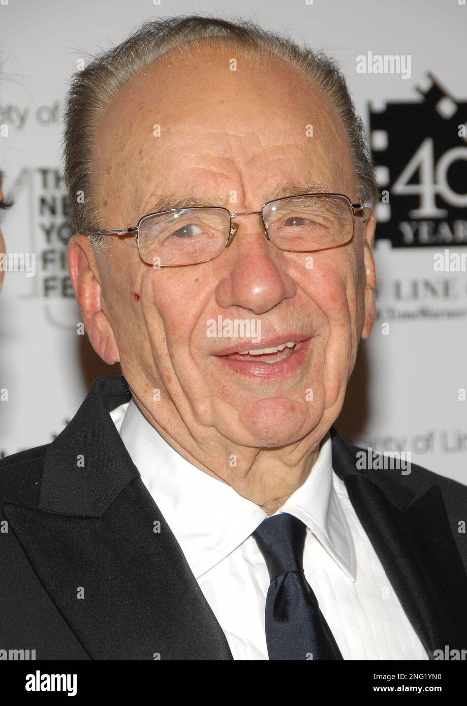 Media mogul Rupert Murdoch attends the New Line Cinema 40th Anniversary ...