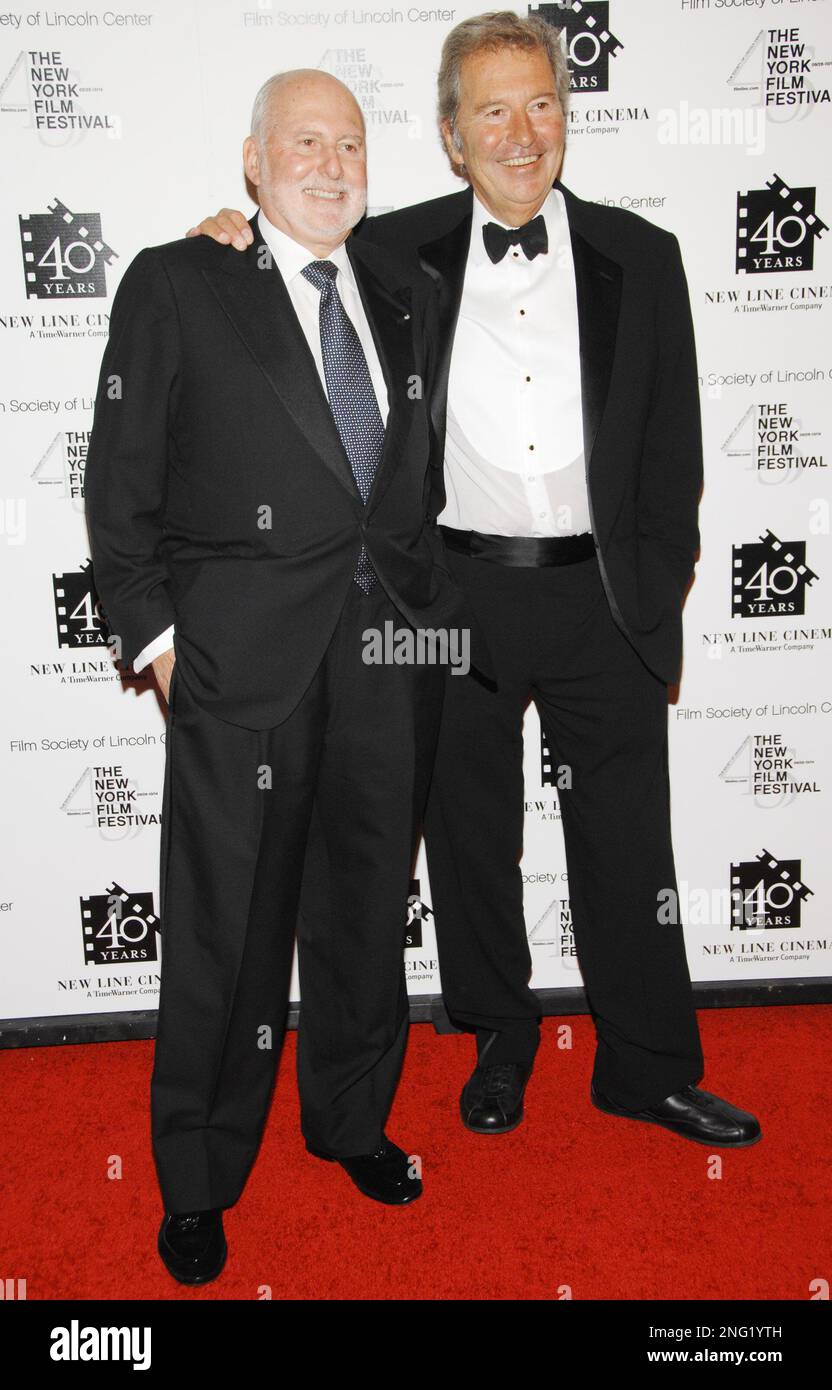 New Line Cinema's co-chairmen Michael Lynne, left, and Robert Shaye ...