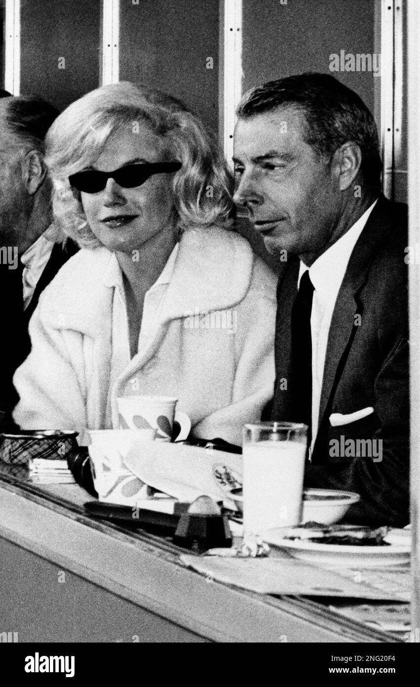 Actress Marilyn Monroe and her former husband, Joe Di Maggio are the ...