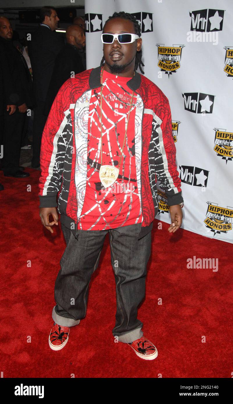 Rapper T-Pain arrives at the 4th Annual VH1 Hip Hop Honors ceremony at ...