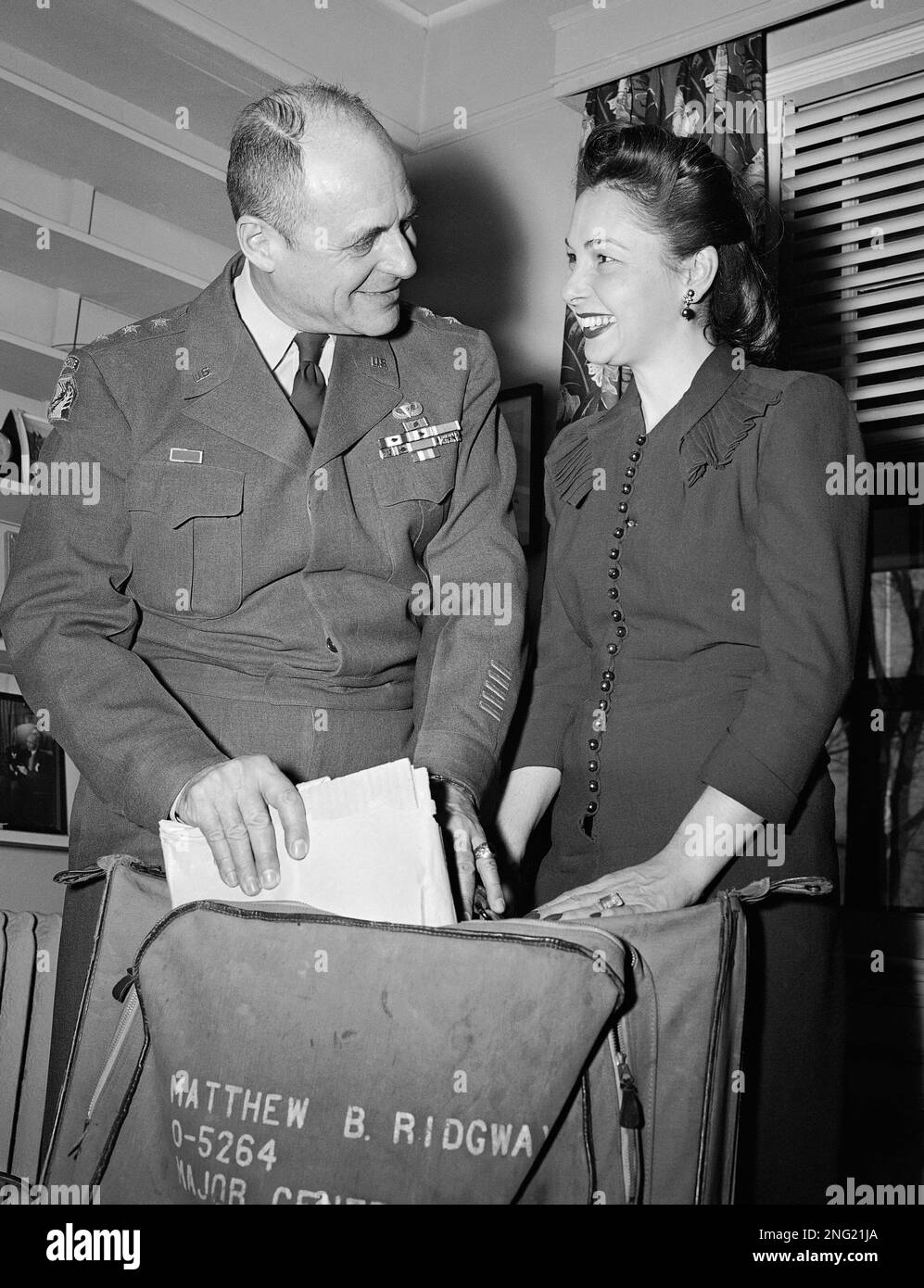 Lt. Gen. Matthew B. Ridgway, just named the new commander of the Eighth ...