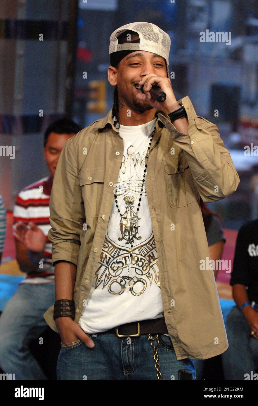 Singer J. Holiday makes an appearance on MTV's Total Request Live at ...