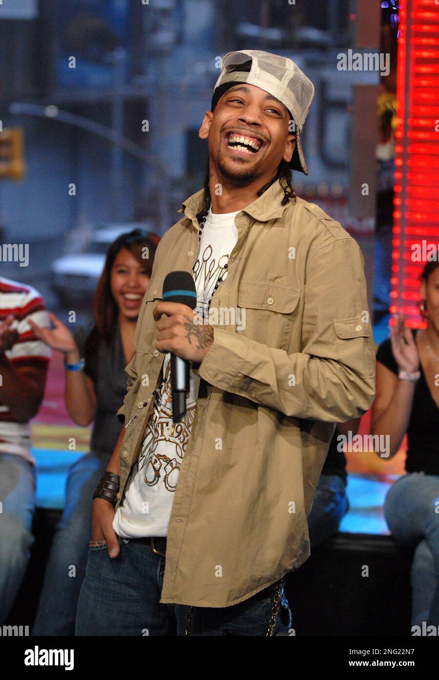 Singer J. Holiday makes an appearance on MTV's Total Request Live at ...