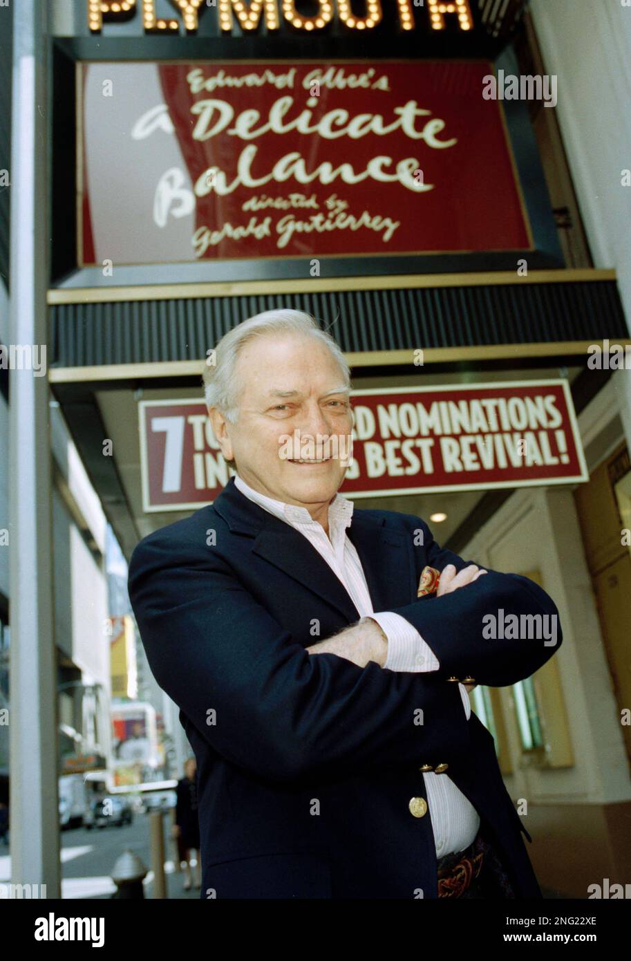 Actor George Grizzard, winner of the best actor Tony Awards for his ...