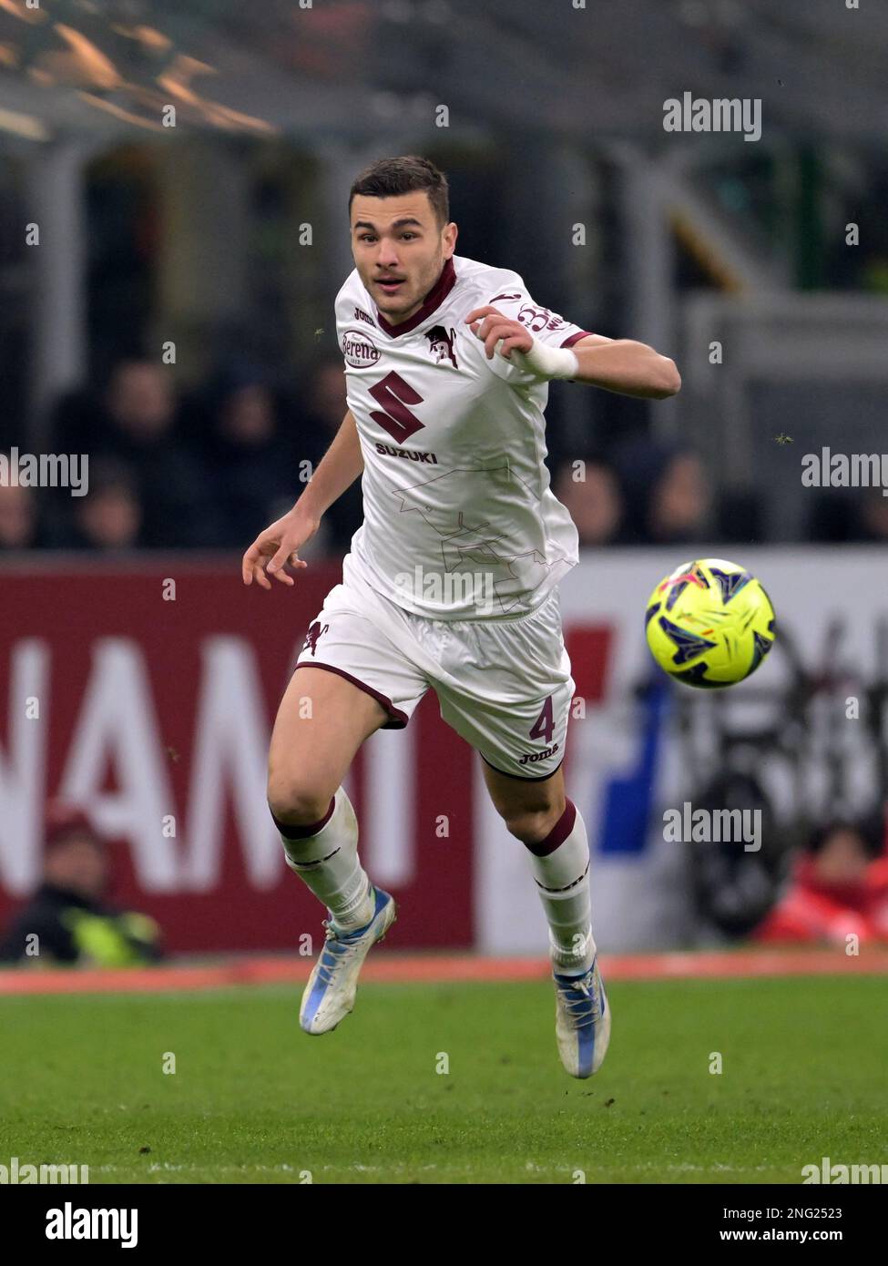 Waalwijk, Netherlands. 17th Feb, 2023. MILAN - Alessandro Buongiorno of ...
