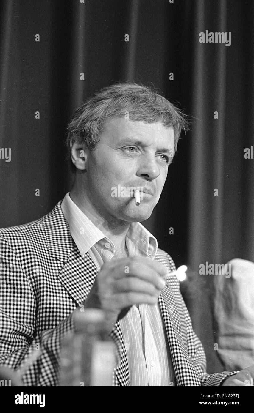 Actor Anthony Hopkins is seen at the 37th International Film Festival ...