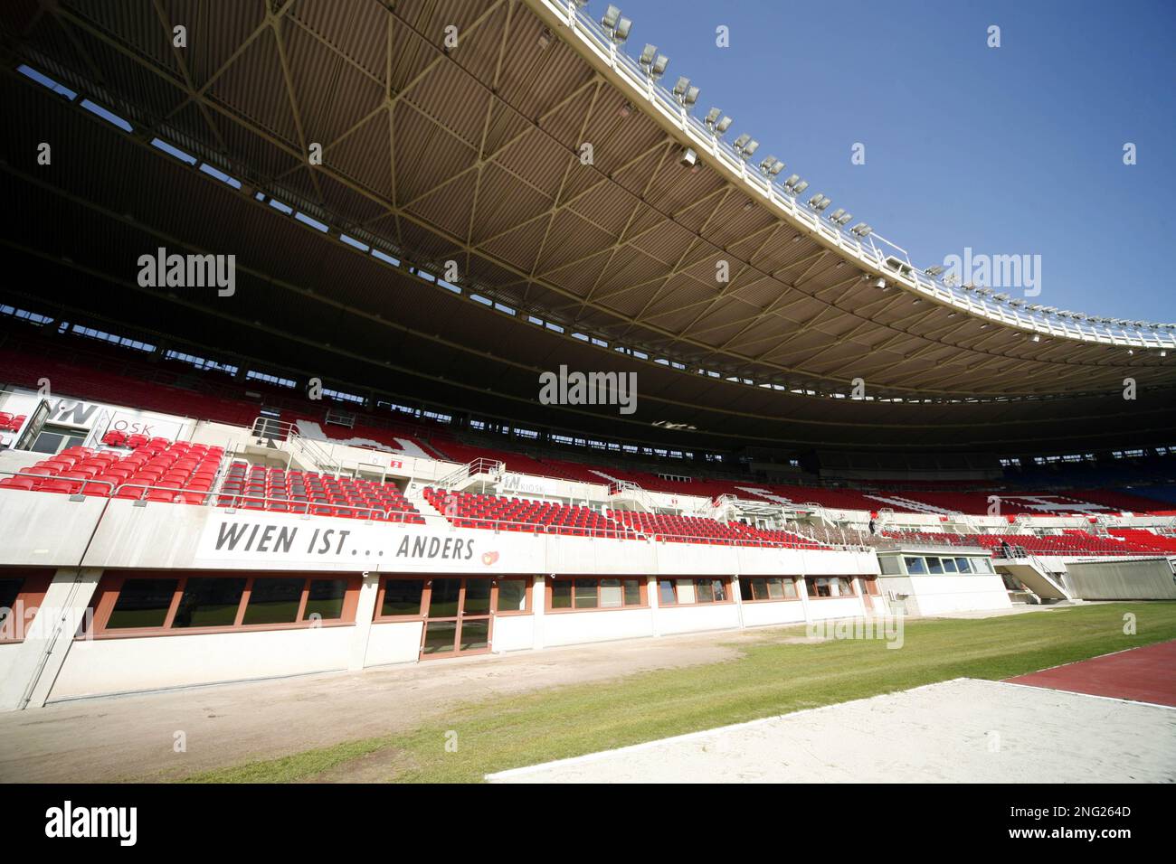 Overview of Vienna's Ernst-Happel stadium, on Monday, Oct. 1, 2007. The ...