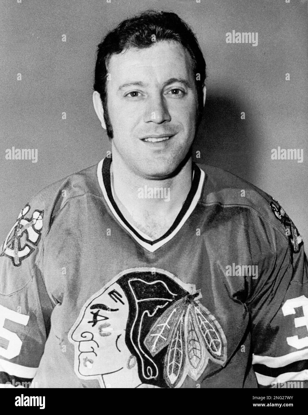 Chicago Blackhawks goalie Tony Esposito shown May 1971. (AP Photo Stock ...