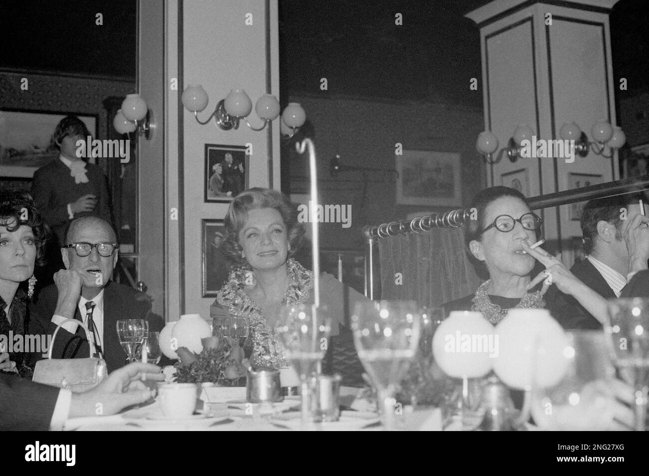 From left to right, Col. Serge Obolensky, Jane Pickens Langley and ...