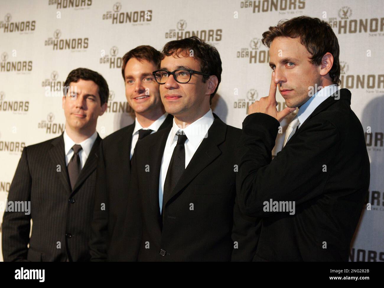 Saturday Night Live Cast Members, from left, Chris Parnell, Will Forte ...