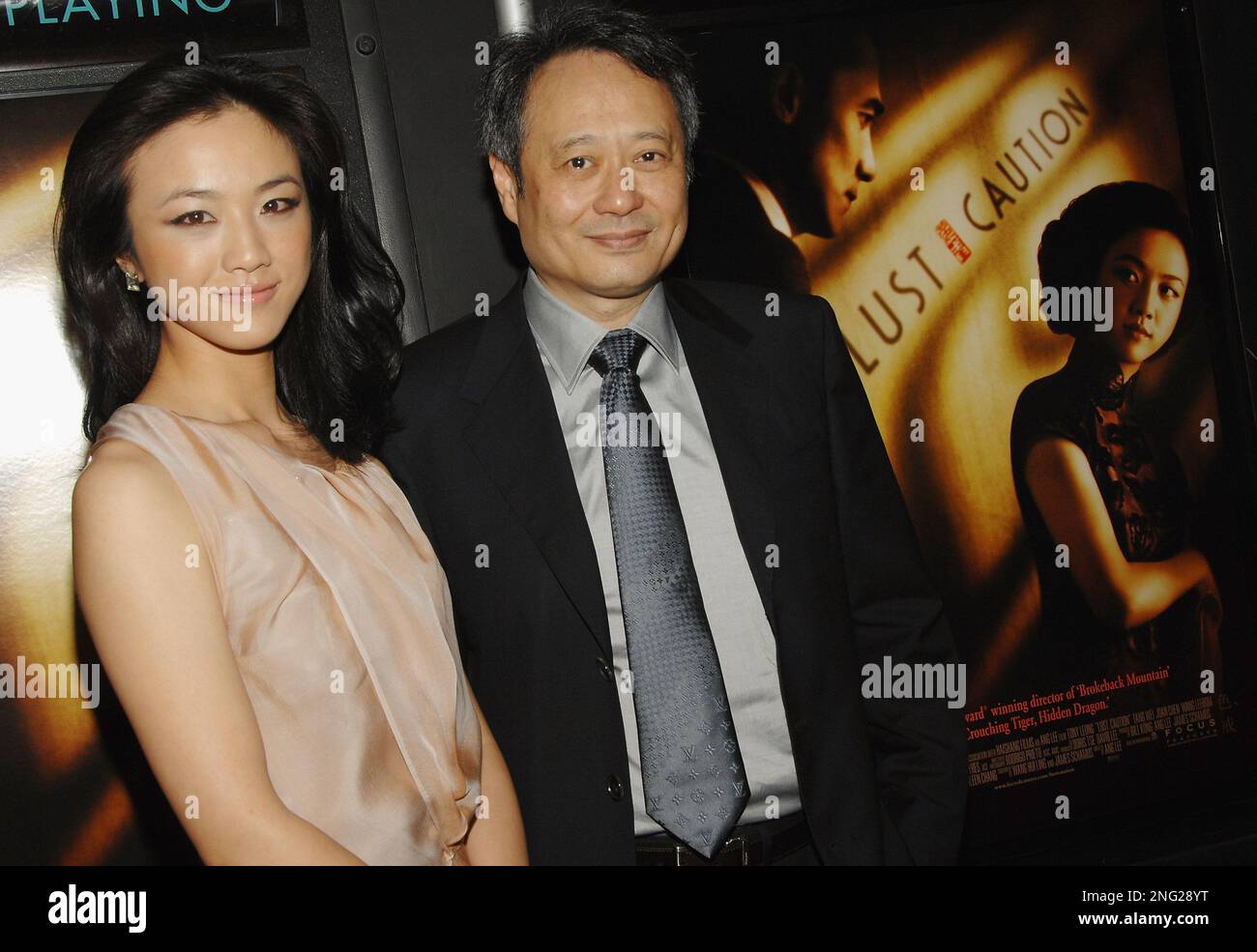 Actress Tang Wei, left, and director Ang Lee attend a special screening ...