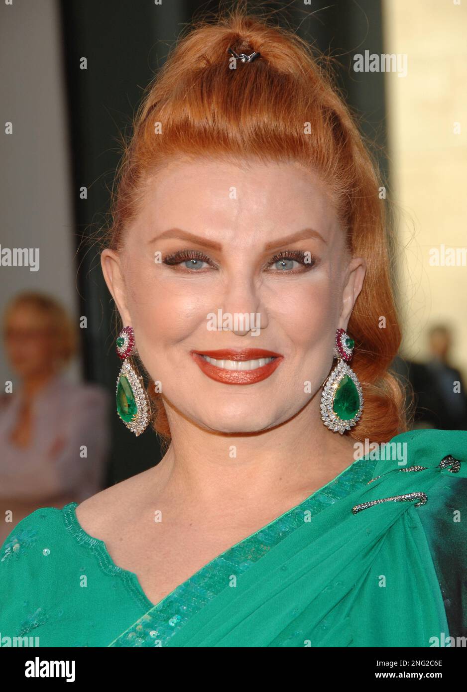 Socialite Georgette Mosbacher arrives at the Metropolitan Opera 2007-08 ...