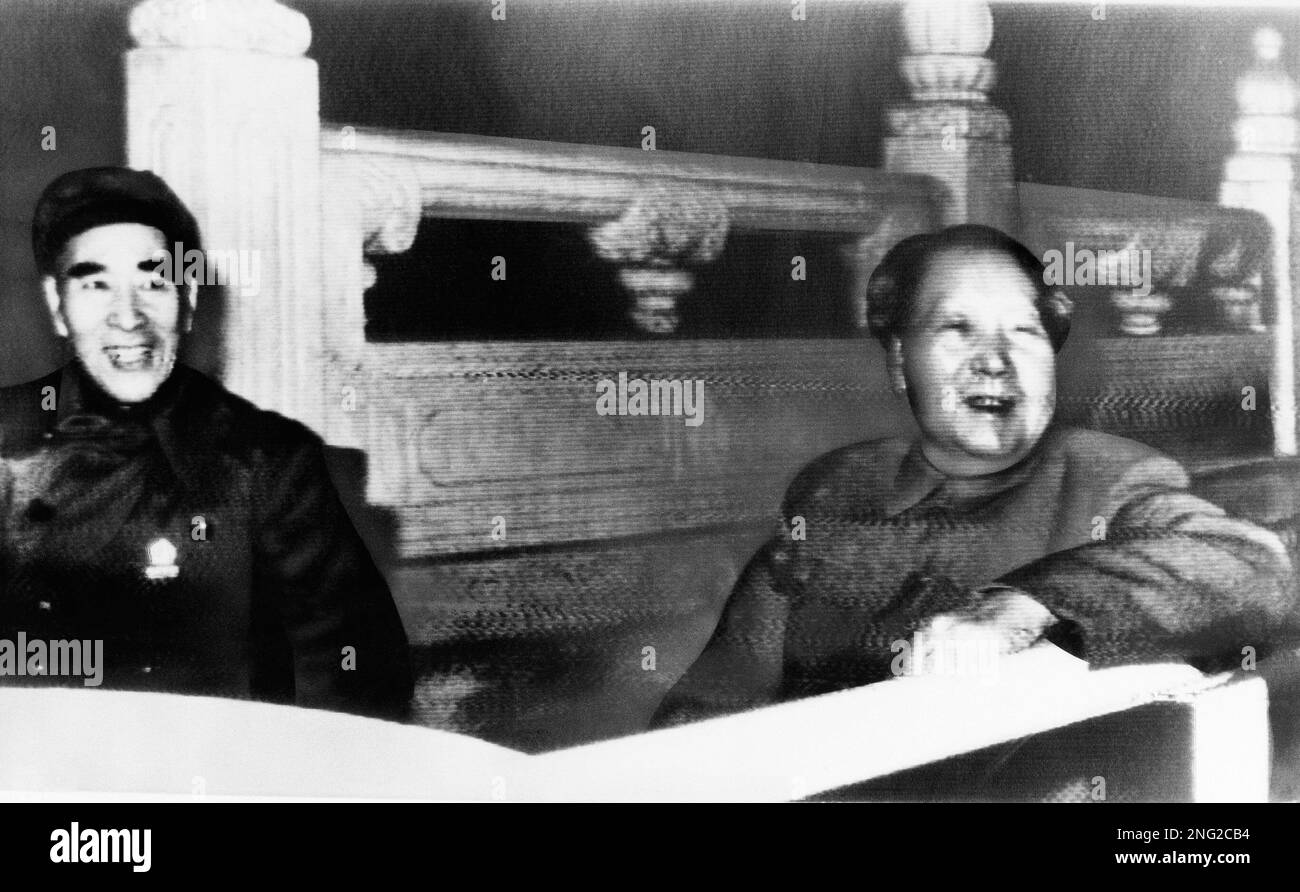 Communist China Chairman Mao Tse-Tung his chosen successor, Lin Piao ...
