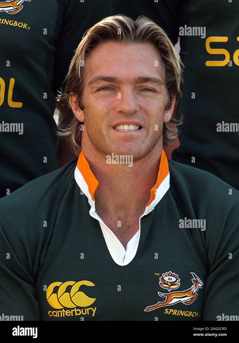 South Africa's rugby player Percy Montgomery is seen in Durban, South ...
