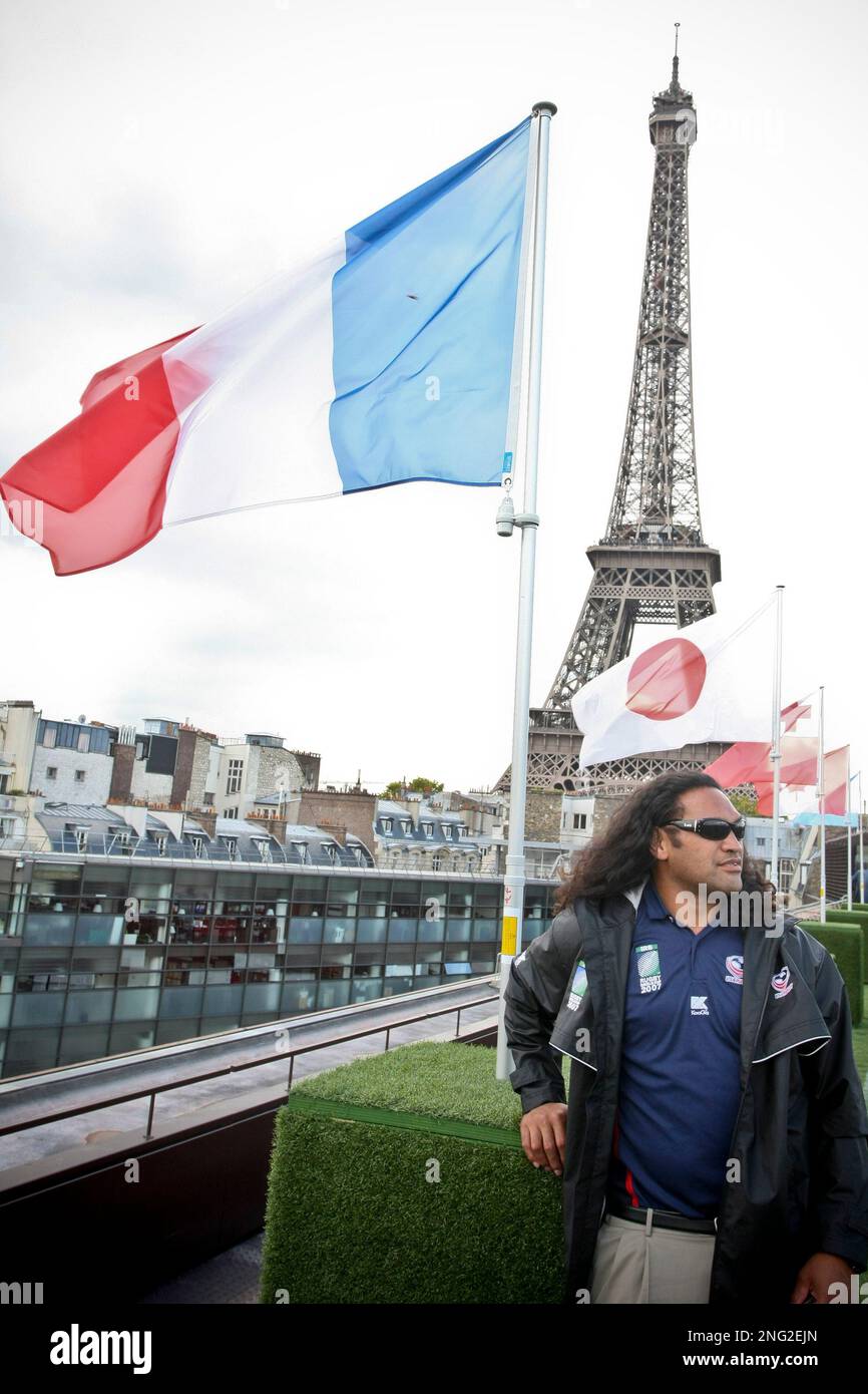 Henry Bloomfield of the United States rugby team poses for a photo ...