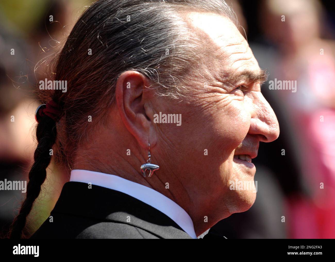 August Schellenberg arrives at the 59th Primetime Emmy Awards Sunday ...