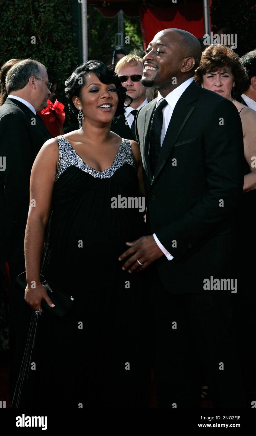 Omar Epps and Keisha Epps arrive for the 59th Primetime Emmy Awards ...