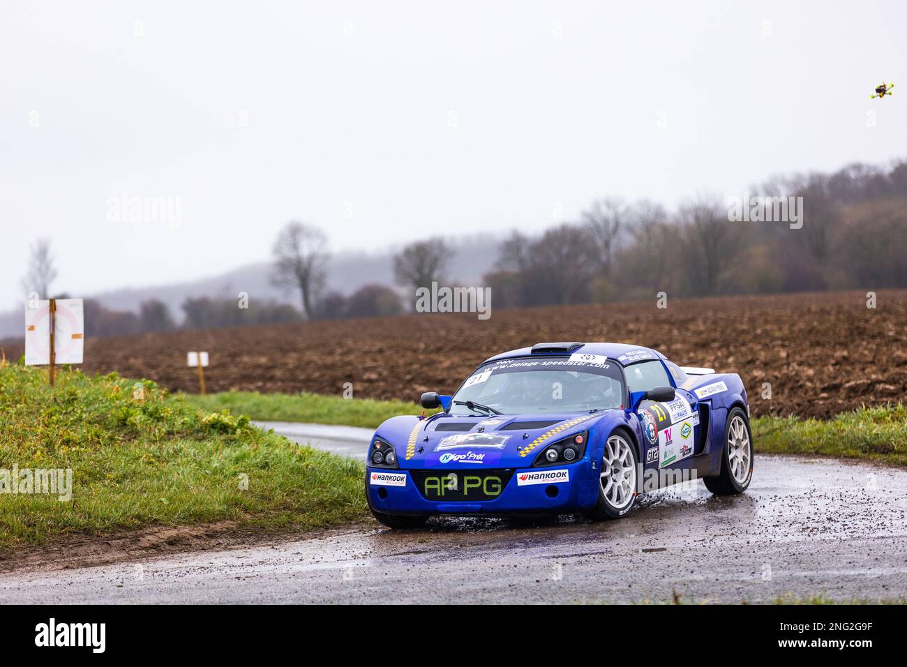 Bethune, France. 17th Feb, 2023. 21 DELAGE Cedric, TORLET Cedric, Opel ...