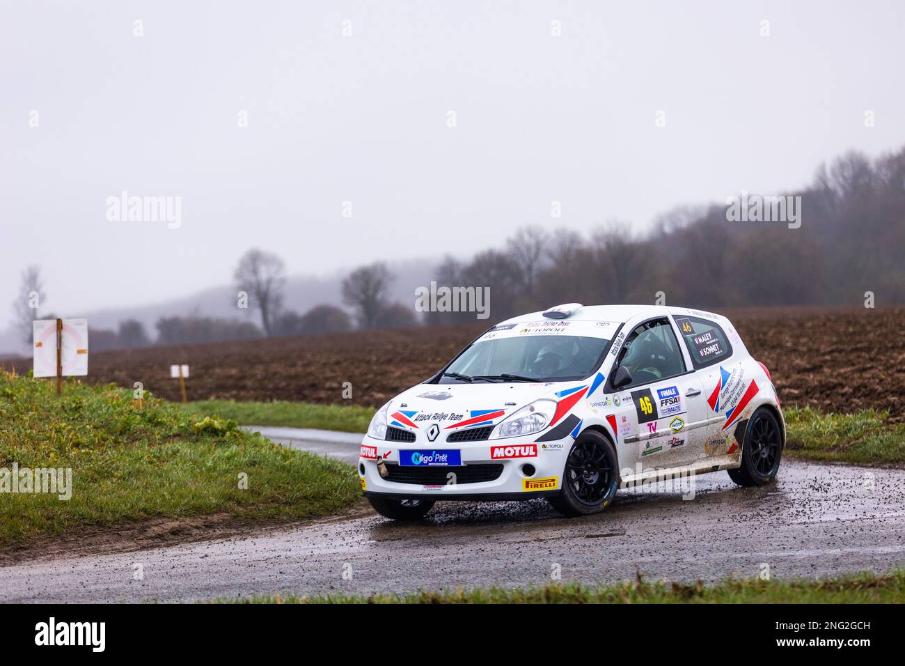 Bethune, France. 17th Feb, 2023. 46 MALEY Jean-Edmond, SONNET David ...