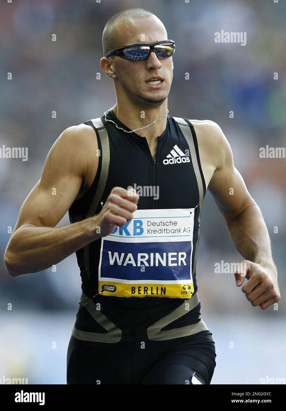U.S. Jeremy Wariner runs to win the 400 meter race at the Istaf, the ...