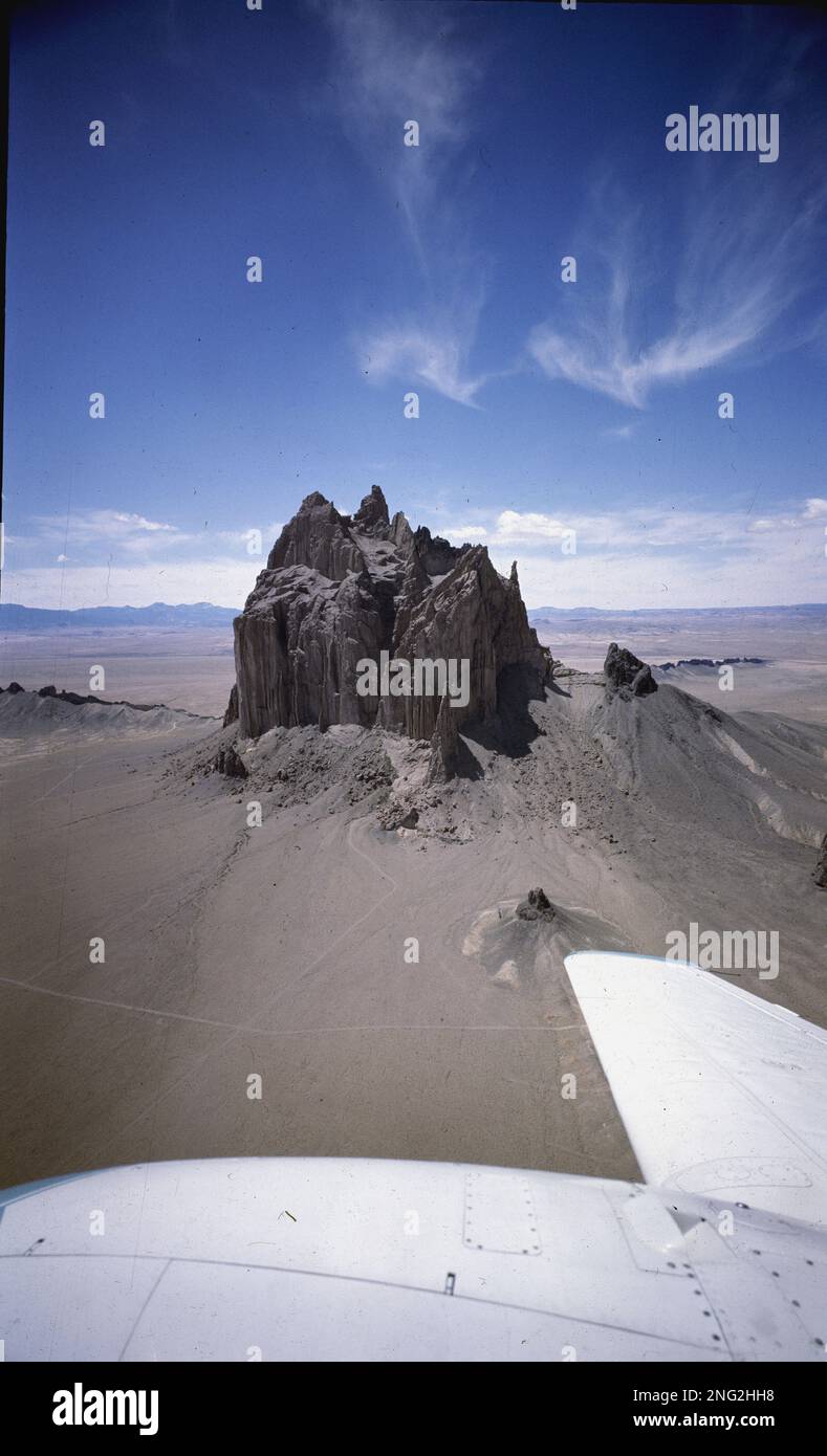 This is the view from a plane of the rock formation in northwestern New ...