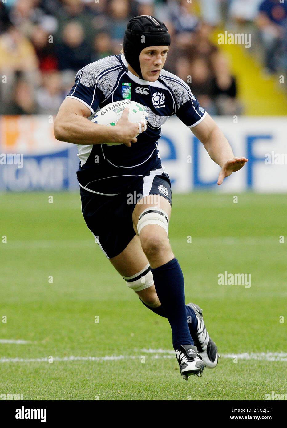 Scotland's Simon Taylor during their the Rugby World Cup Group C match ...