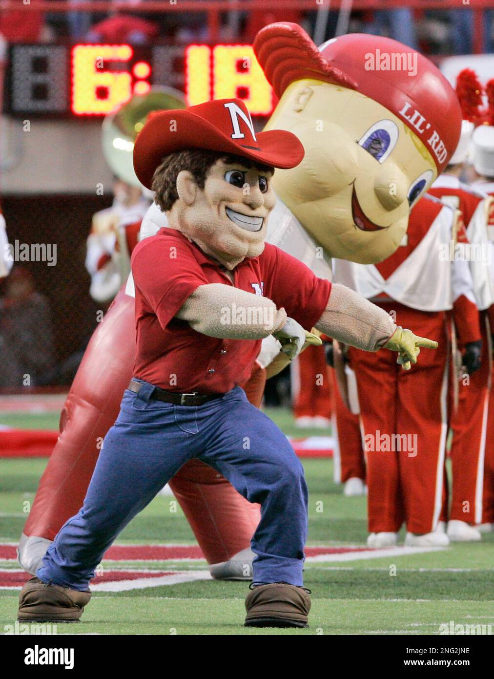 Herbie Husker and Lil' Red, Nebraska mascots before the college ...