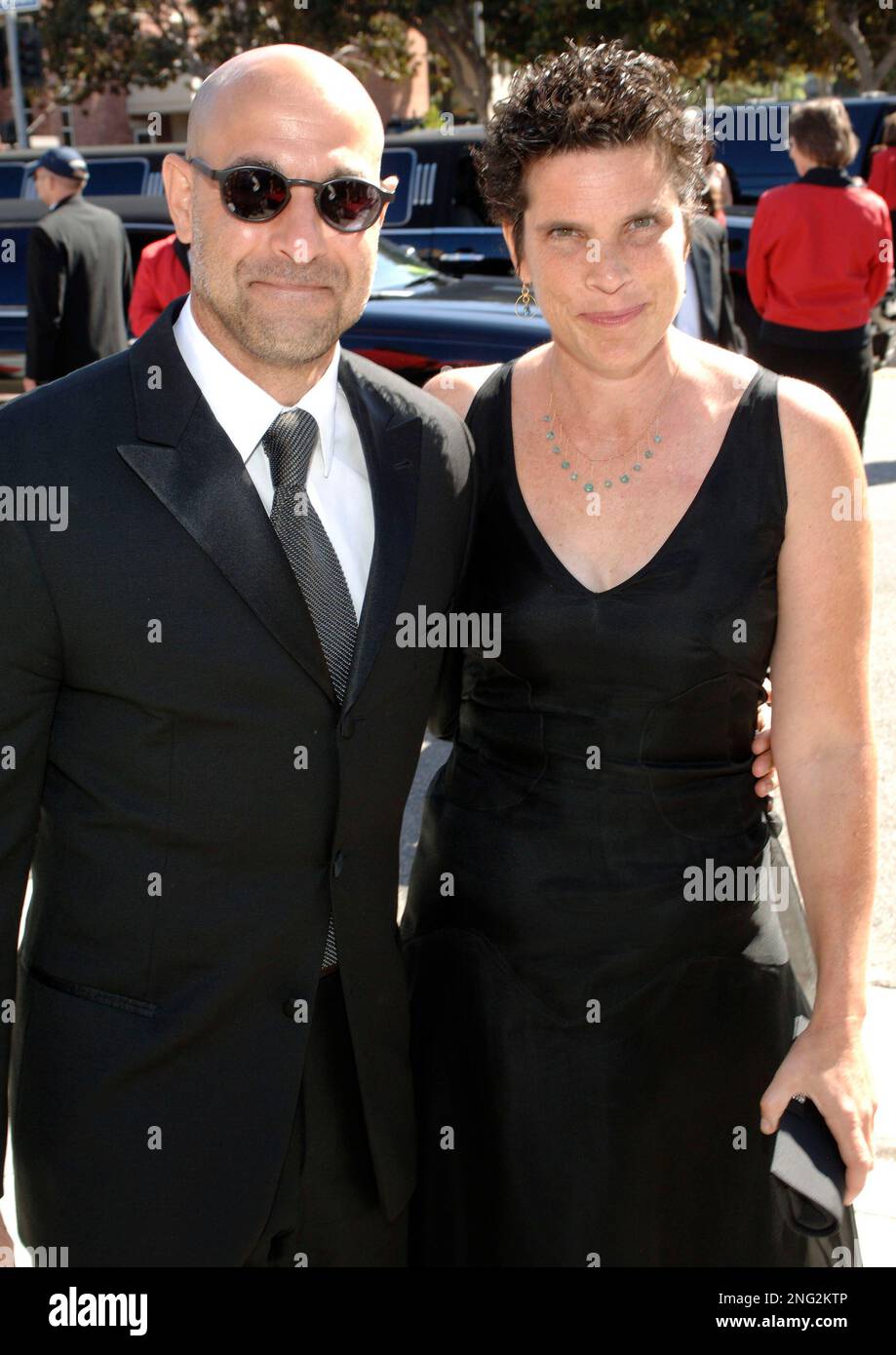 Actor Stanley Tucci and his wife Kate Tucci arrives for the 59th ...