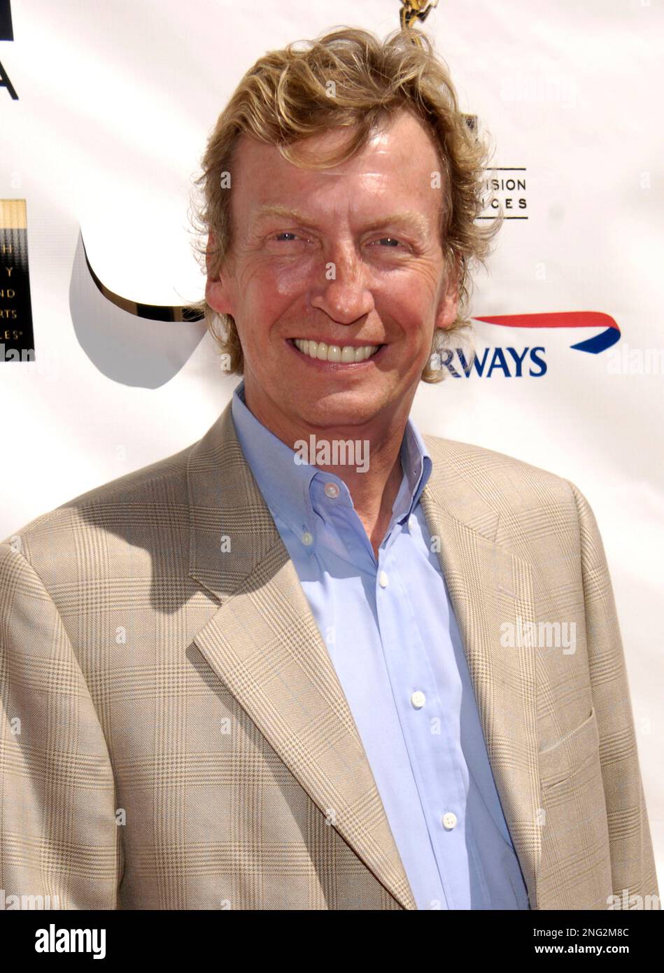 Nigel Lythgoe arrives at the BAFTA tea party in Los Angeles, Sept. 15 ...