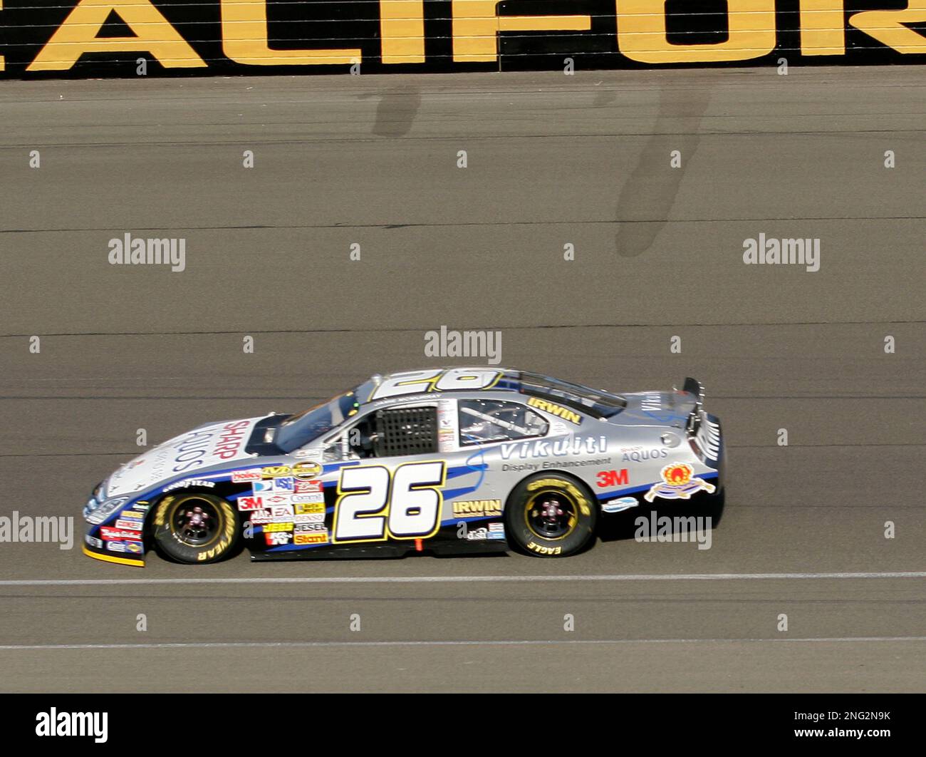 Jamie McMurray is seen at the NASCAR Nextel Cup Sharp Aquos 500 at the ...