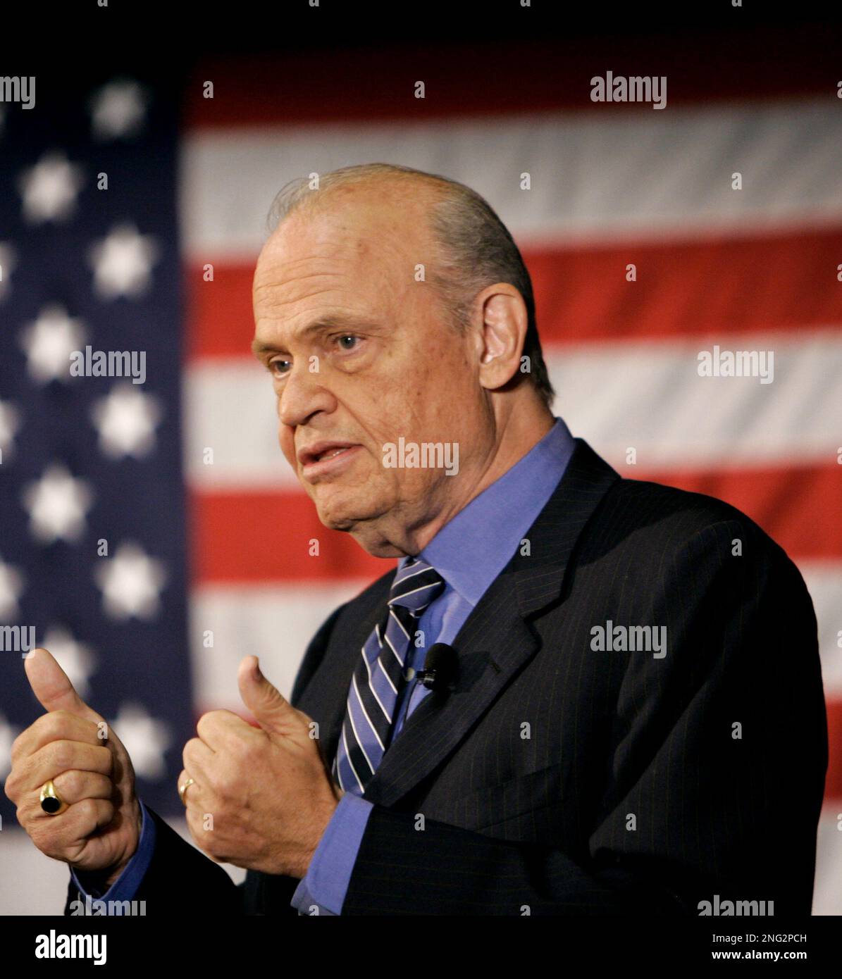 Republican presidential hopeful, former U.S. Sen. Fred Thompson, R-Tenn ...