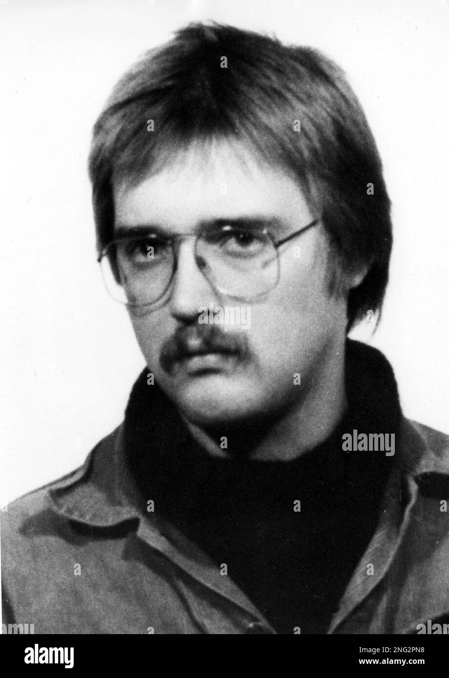 Undated portrait handed out by the West German police of RAF member ...