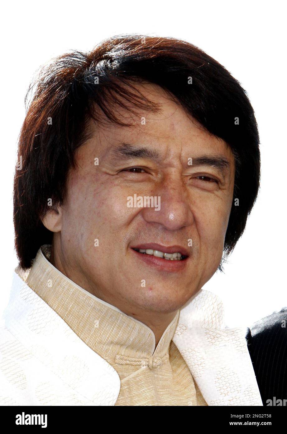 Actor Jackie Chan, from Hong Kong, poses at a photo call in Paris ...