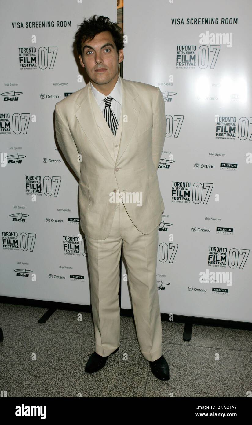 Director Joe Wright attends the premiere of "Atonement" during the ...