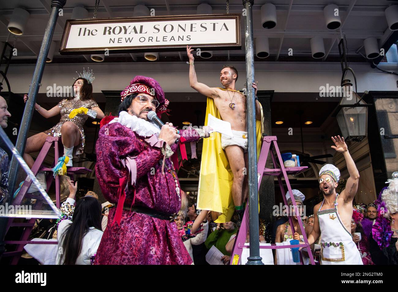 Scot Pilie is seen at 53rd Annual Greasing of the Poles at The Royal ...