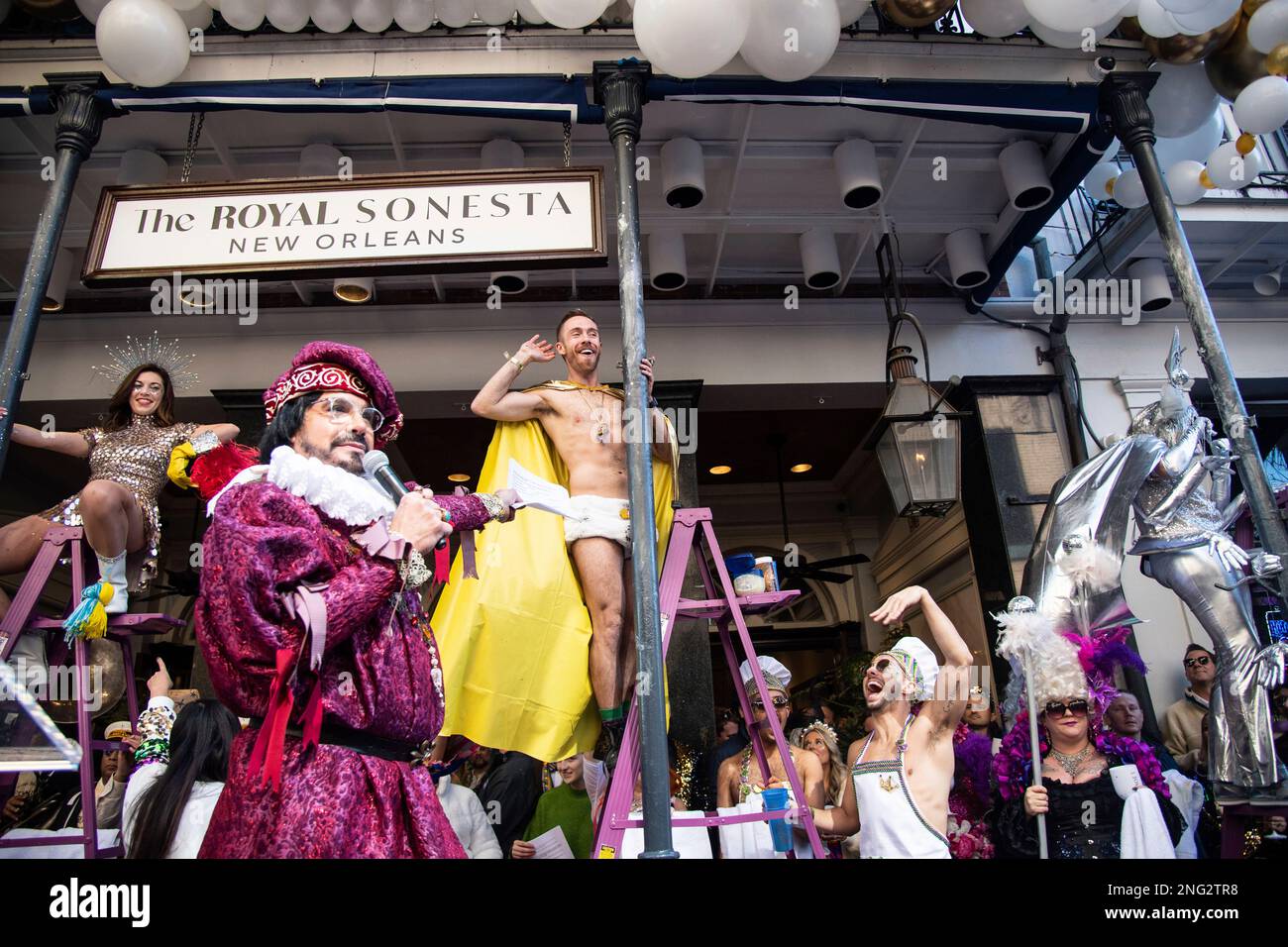 Scot Pilie is seen at 53rd Annual Greasing of the Poles at The Royal ...