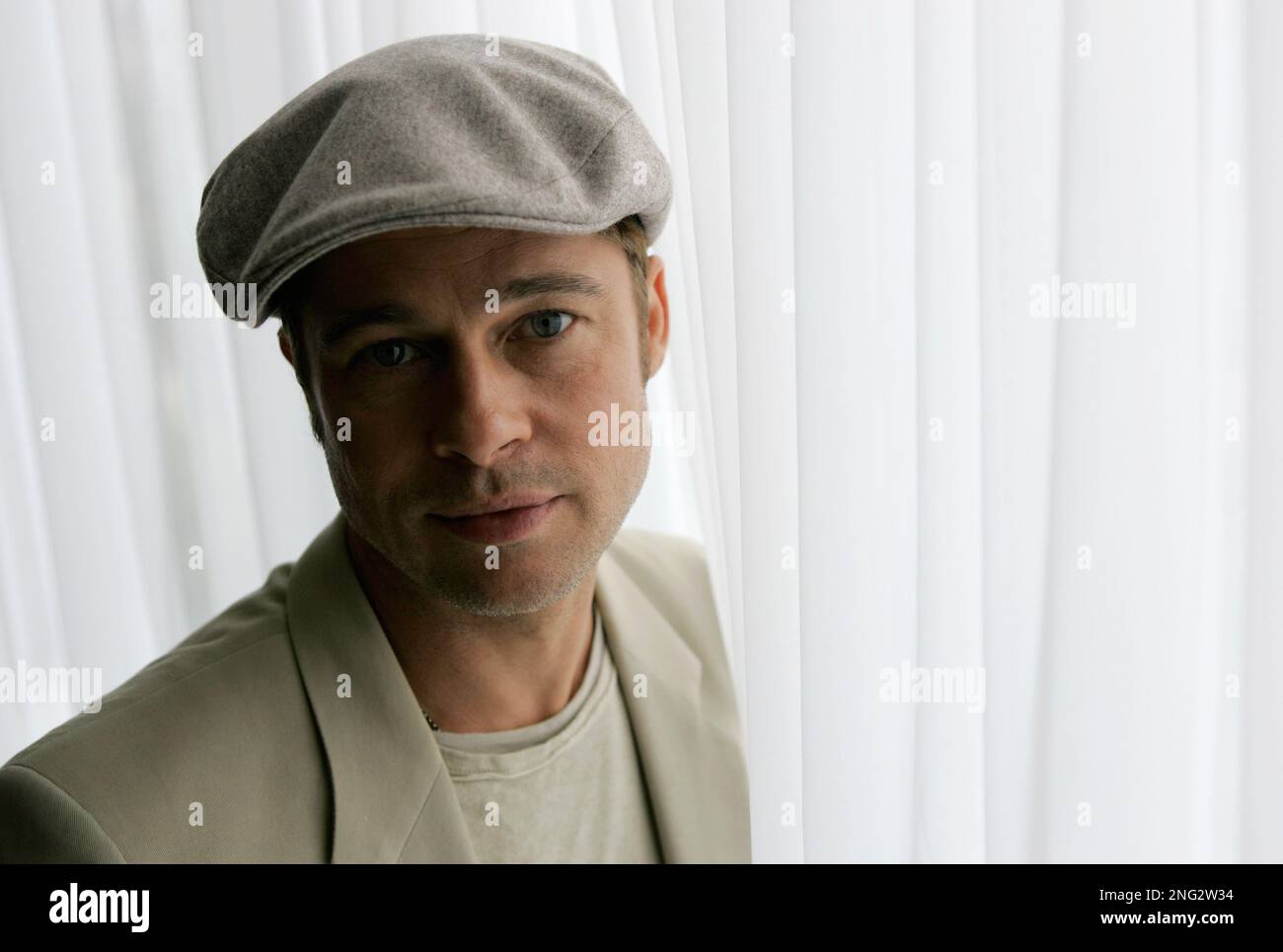 Actor Brad Pitt poses for a portrait during the Toronto International ...