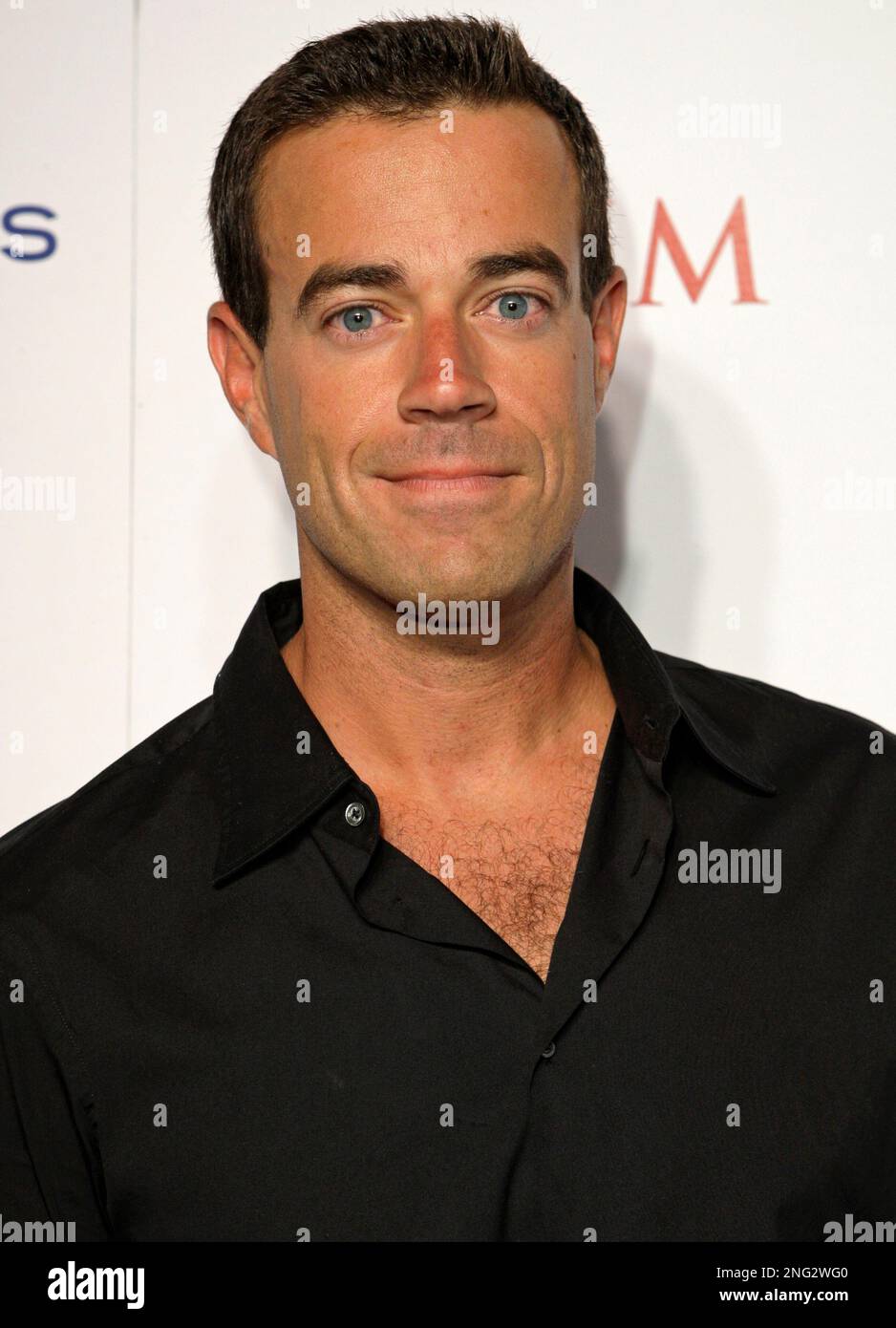 Talk show host Carson Daly arrives at the Maxim Oasis pre - MTV VMA ...