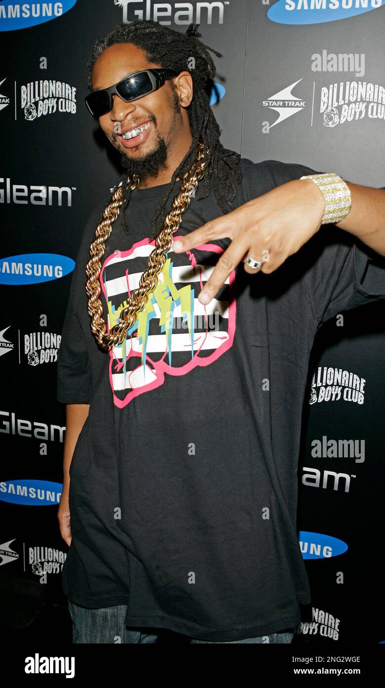 Rapper Lil Jon arrives at the Samsung GLEAM Private Dinner & Party ...
