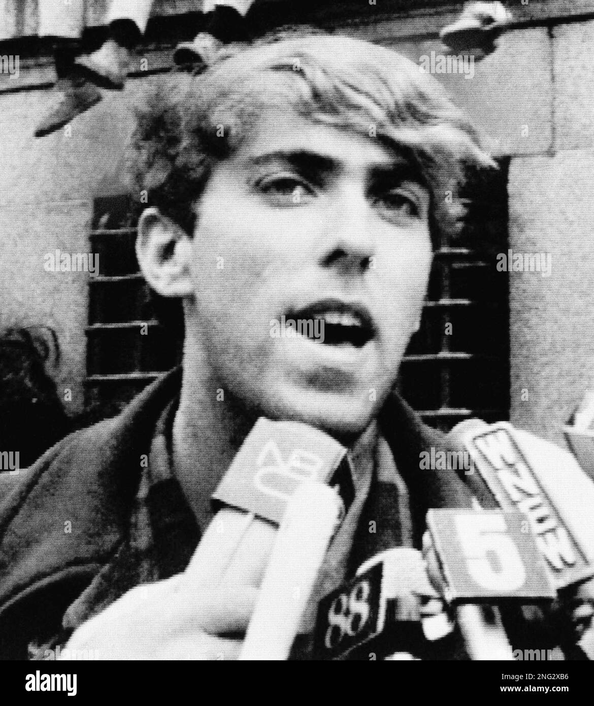 Columbia University student leader Mark Rudd speaks in this 1968 photo ...